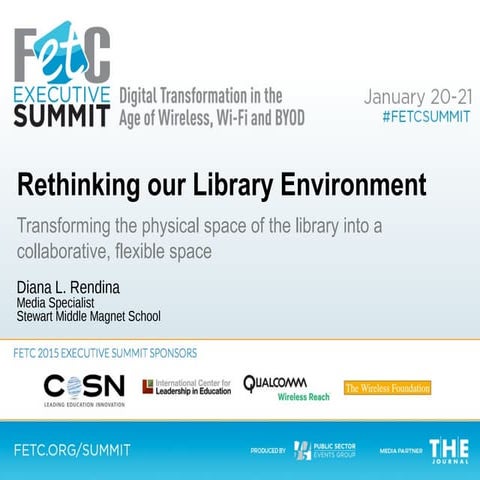 Rethinking our Library Environment: Transforming the physical space of ...
