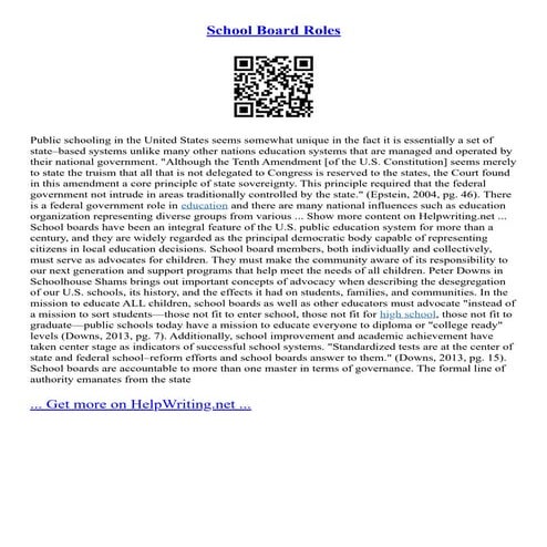 School Board Roles | PDF