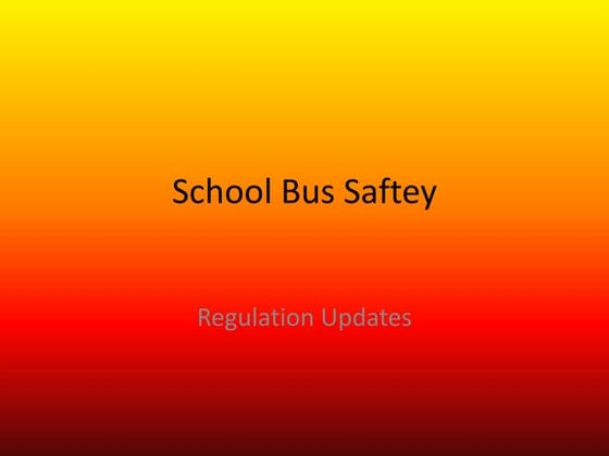 Bus safety powerpoint | PPT | Travel Preparation and Advice | Travel