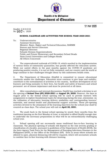 DepEd Memorandum No.14.pptx | Educational Assessment | Education