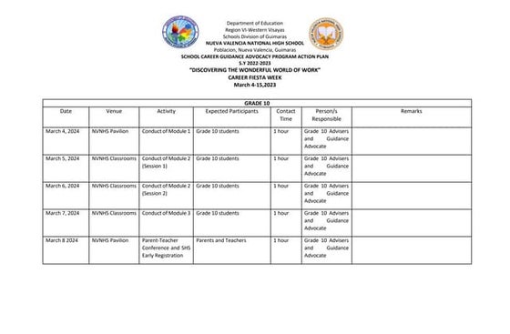 sample template for intramural program 2024 | DOCX | Secondary ...