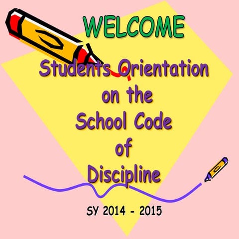 sCHOOL cODE OF dISCIPLINE.ppt