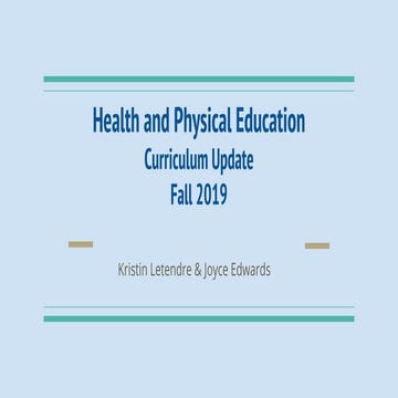 Presentation on Health and Wellness | PDF