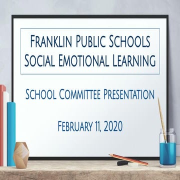 Social Emotional Learning - update 2/11/2020 | PPT