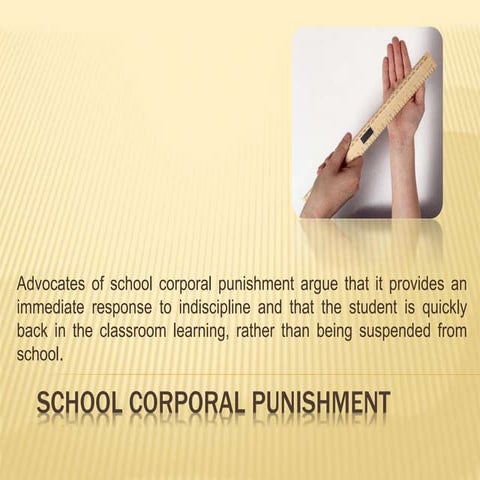 School corporal punishment | PPTX