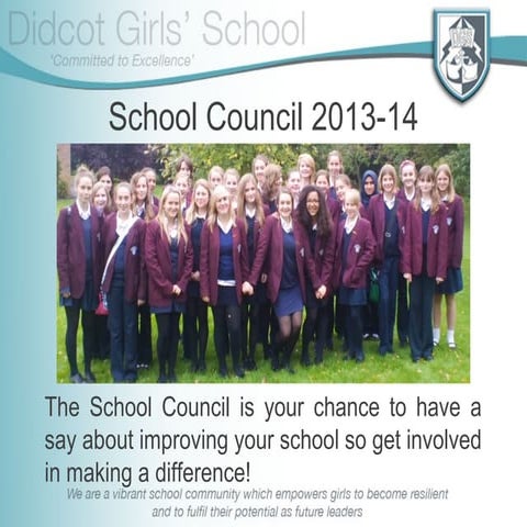 School Council 2013-14 Welcome | PPT | Education