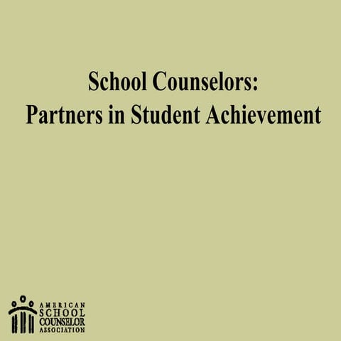 Comprehensive School Counseling Chadron State College Counseling ...