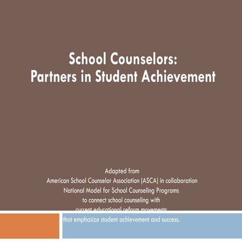 School counselors | PPT