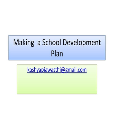 school development plan.pdf | Professional School | Postgraduate Education