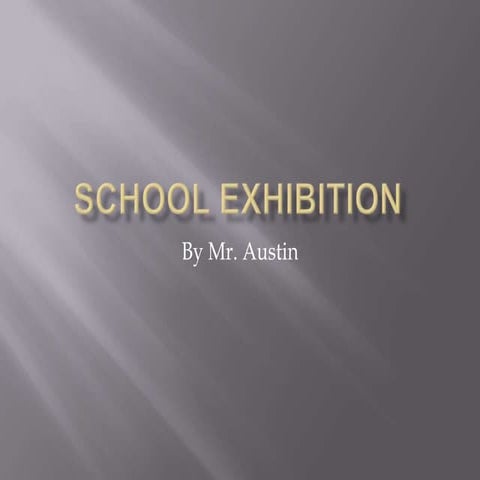 School exhibition | PPTX