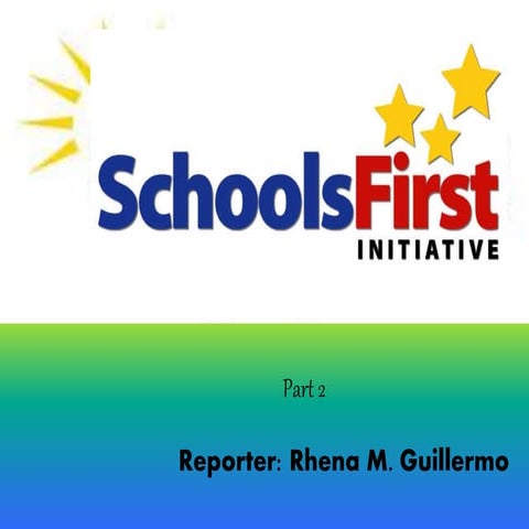 School first inititive | PPTX | Education industry | Industries