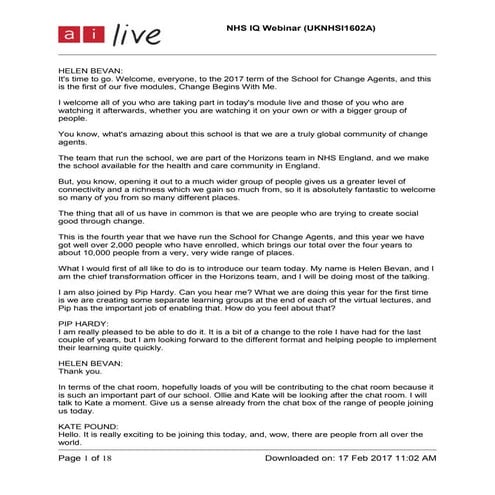 School for Change Agents - Module 5 | PDF