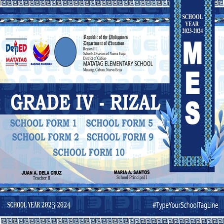 SCHOOL FORMS COVER - LANDSCAPE - BLUE.pptx
