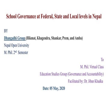 School governance at federal, state and local (1) | PPT