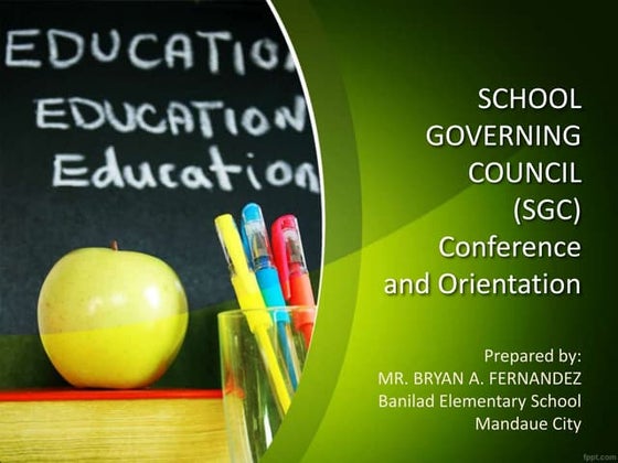 School-Governance-Council.pptx | Professional School | Postgraduate Education