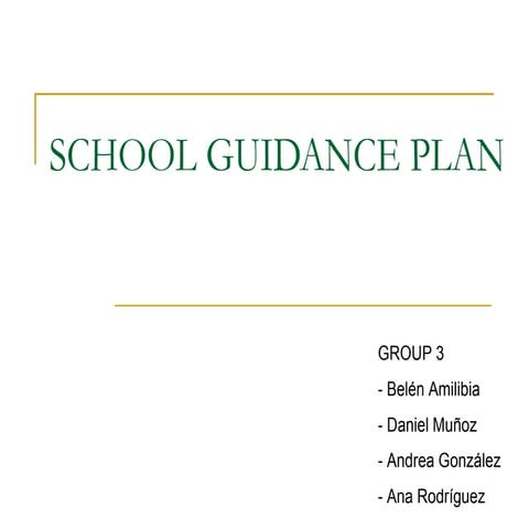 School guidance plan | PPT