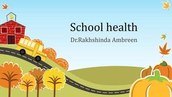 School health programme | PPT