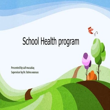 School health | PPTX