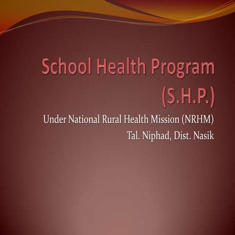 School health presentation | PPT