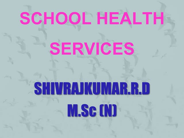 School health programme | PPT