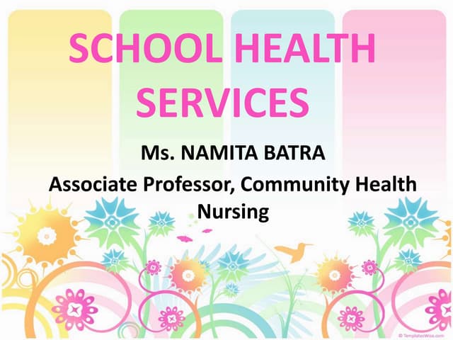 School health programme | PPT