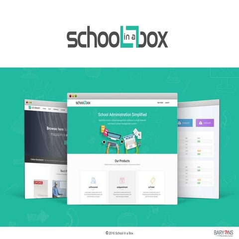 School in box presentation | PPTX