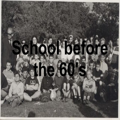 School in the 60's | ODP
