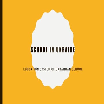 School in ukraine | PPTX