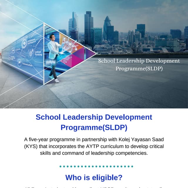AYTP - School Leadership Development Programme in Malaysia | PDF