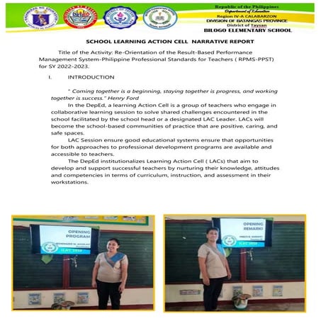 SCHOOL LEARNING ACTION CELL NARRATIVE REPORT.docx