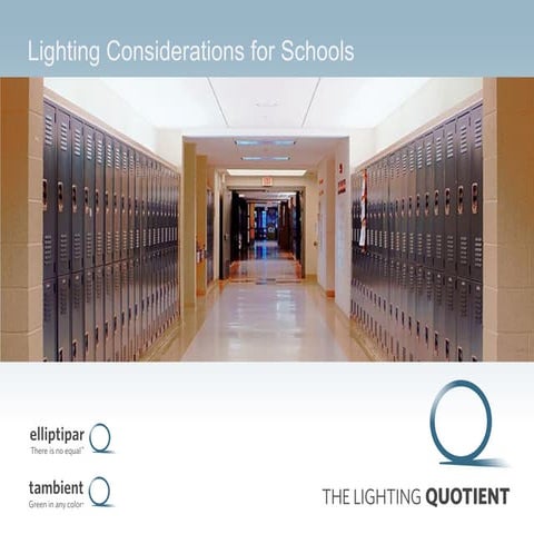 School Lighting Considerations | PDF