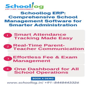 Schoollog ERP Comprehensive School Management Software for Smarter ...