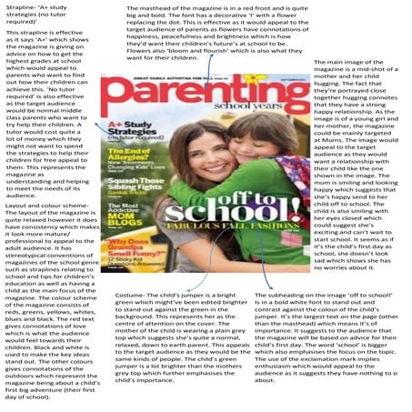 School magazine analysis | PDF