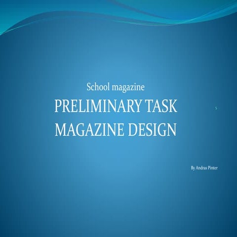 School magazine design | PPT