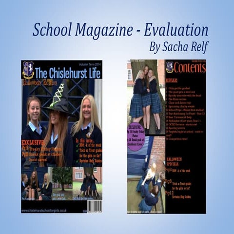 School magazine Evaluation | PPTX