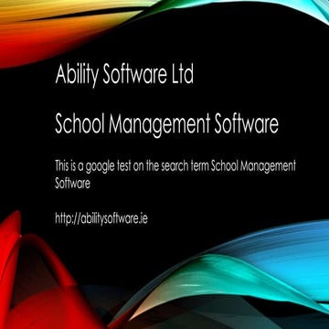 School management software | PDF | Computer Software and Applications ...