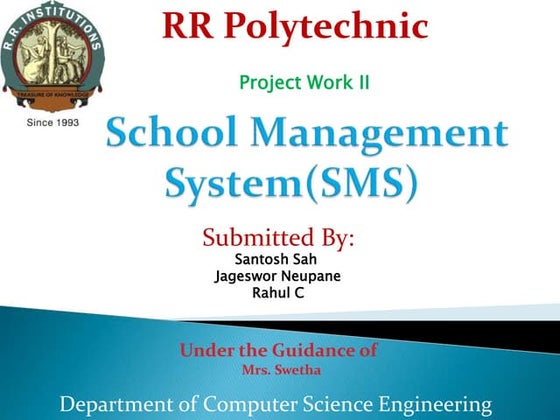School Management System ppt | PPT School Management System ppt | PPT