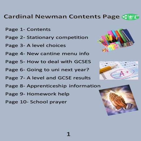 Drafts to copy from front cover dps and contents | DOCX