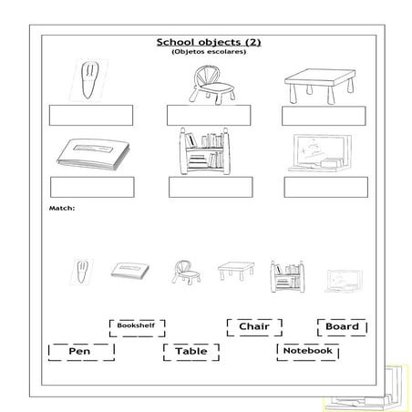 School objects 2 | PDF