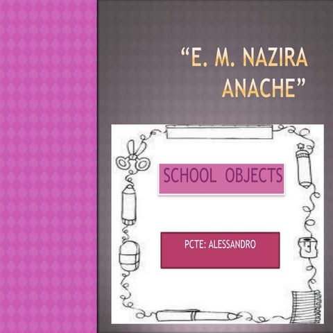 School objects and famous people | PPTX