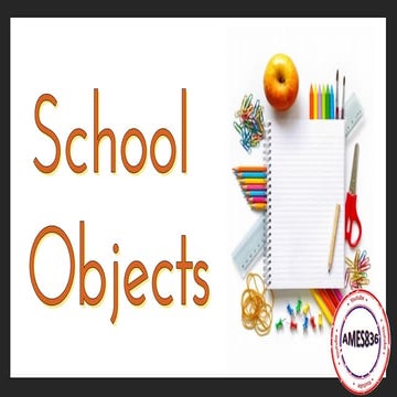 School objects: English Language | PDF