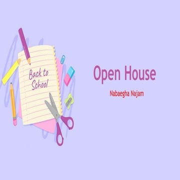 School Open House presentation 6234.pptx