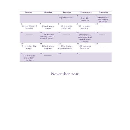 School program | DOCX | Participant Sports | Fitness and Exercise