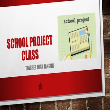 School project | PPTX | Homework and Study | Education