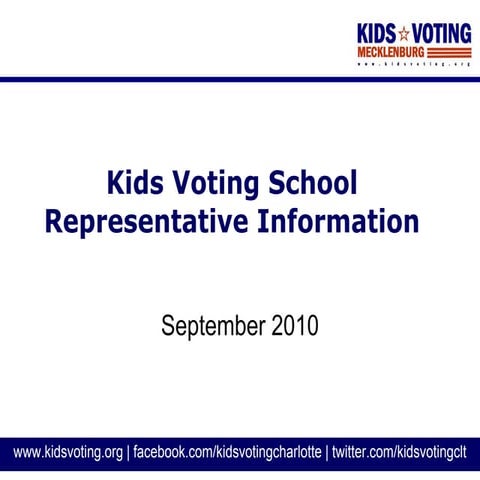 Kids Voting USA Curriculum | PPT