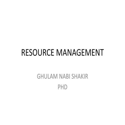 school resource management. pptx | PPTX