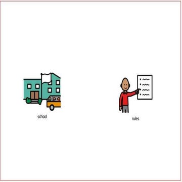 School rules social story | PPTX