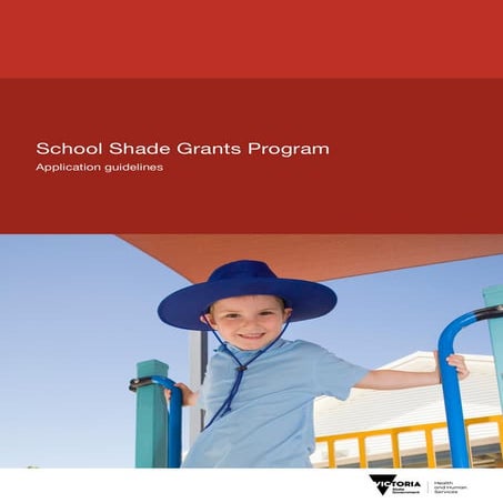 School Shade Grants Program Application Guidelines | PDF