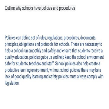 School Policies and Their Functions School Policies and Their Functions ...