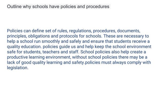 School Policies and Their Functions School Policies and Their Functions ...